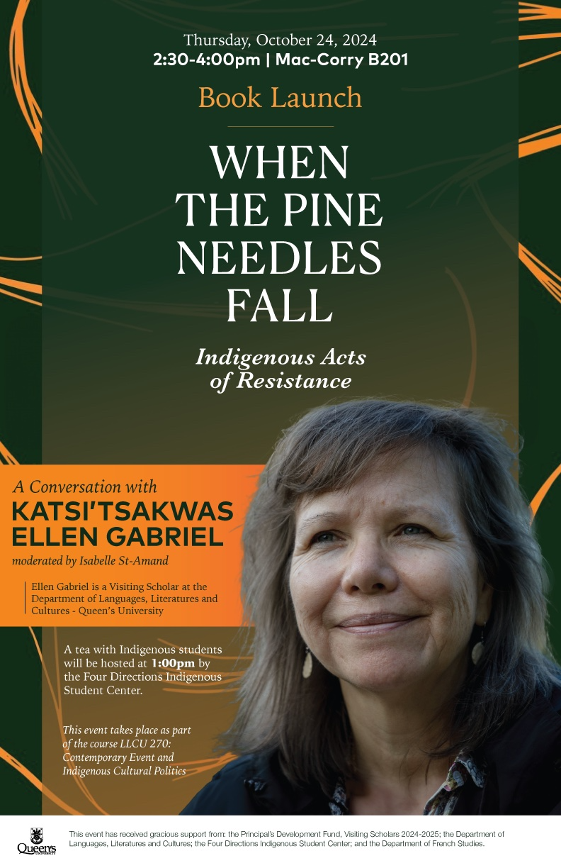 Un entretien avec Katsi'tsakwas Ellen Gabriel | French Studies